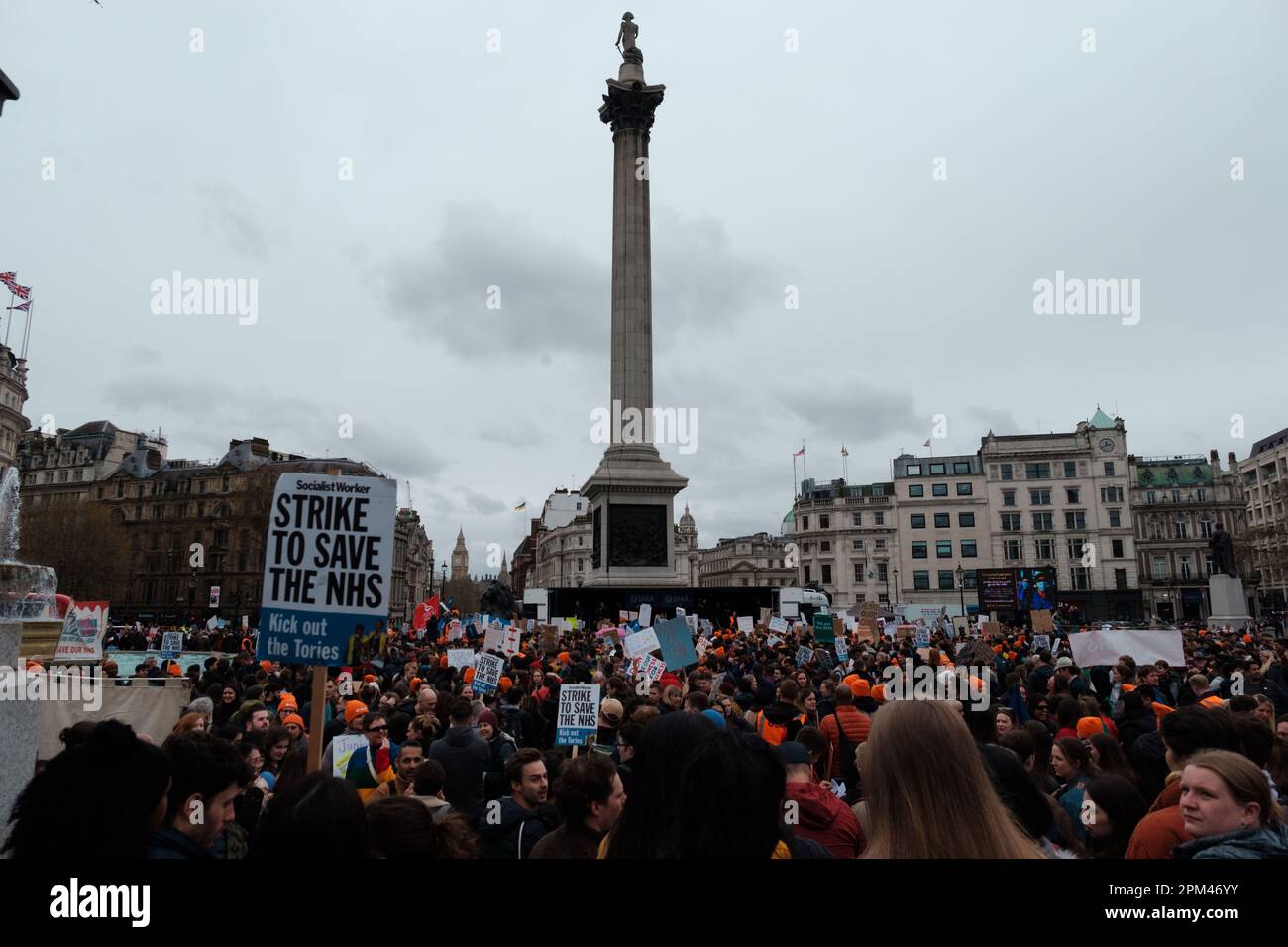 London, UK. 11th Apr, 2023. NHS Junior Doctors National Demonstration ...