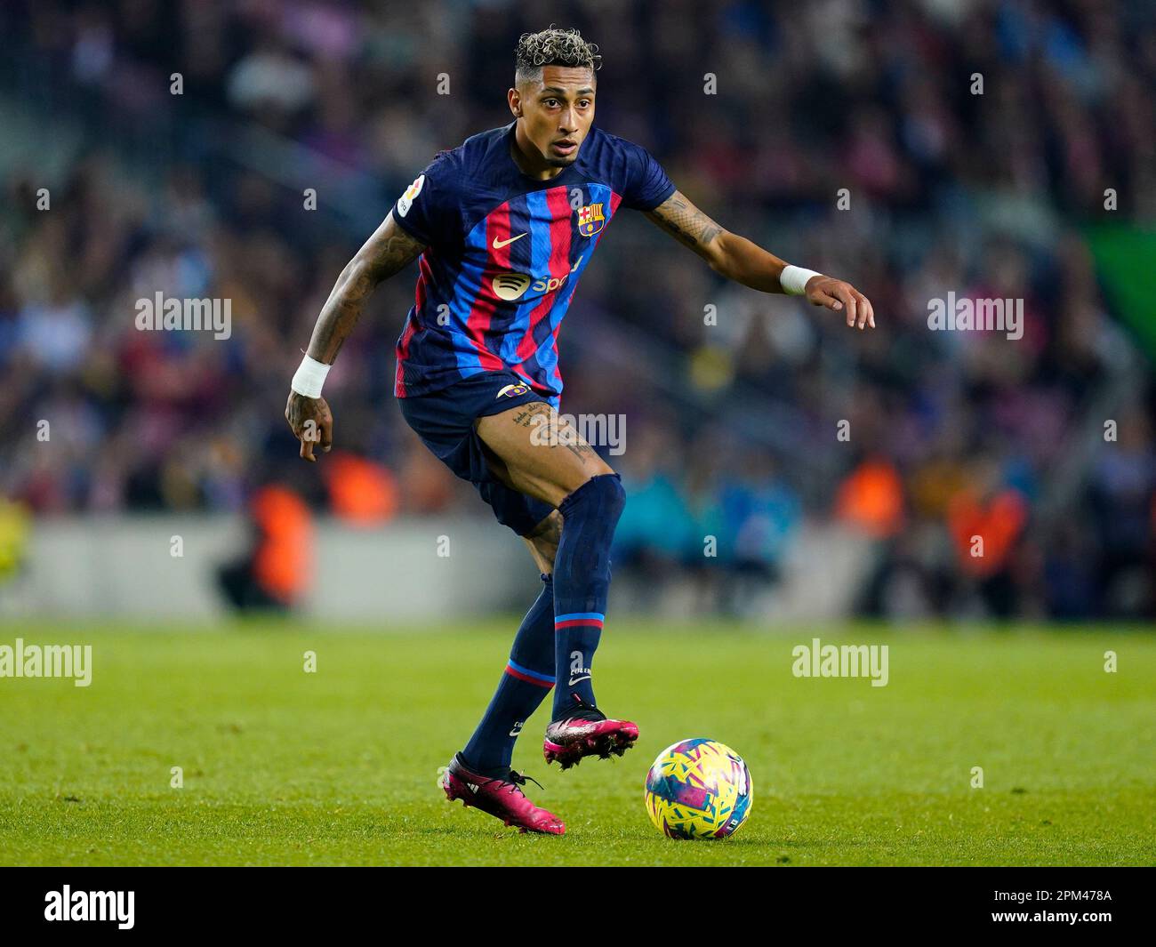 Raphael Dias Belloli Raphinha of FC Barcelona during the La Liga match ...