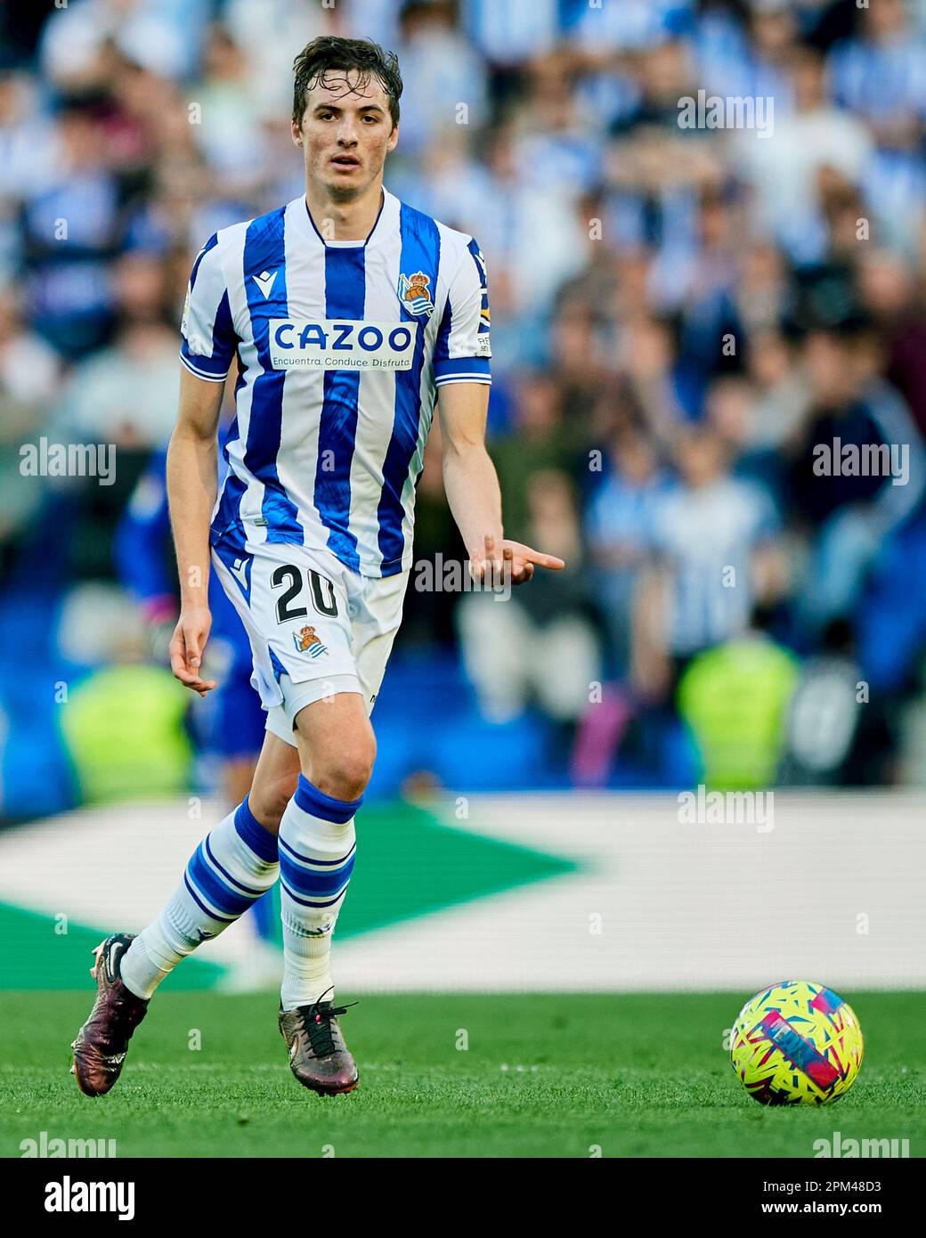 Jon Pacheco of Real Sociedad during the La Liga match between Real ...