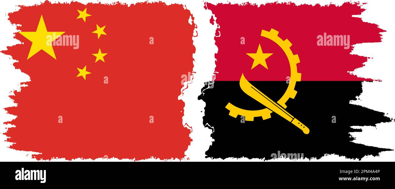Angola china flag Stock Vector Images - Alamy