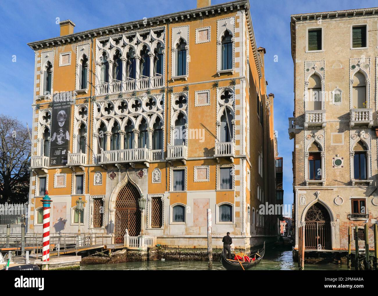 Palazzo Cavalli-Franchetti (Palazzo Franchetti), Venetian Gothic style ...