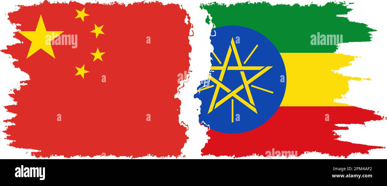 China ethiopia flag hi-res stock photography and images - Alamy