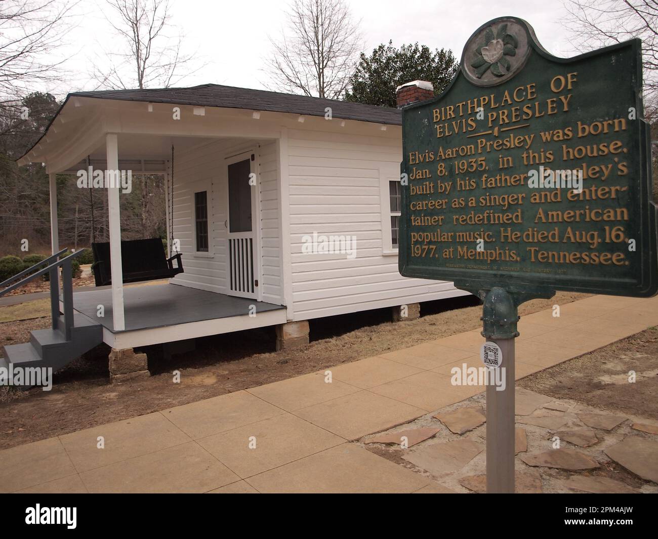 Elvis Presley landmarks in Tupelo, Mississippi Stock Photo - Alamy
