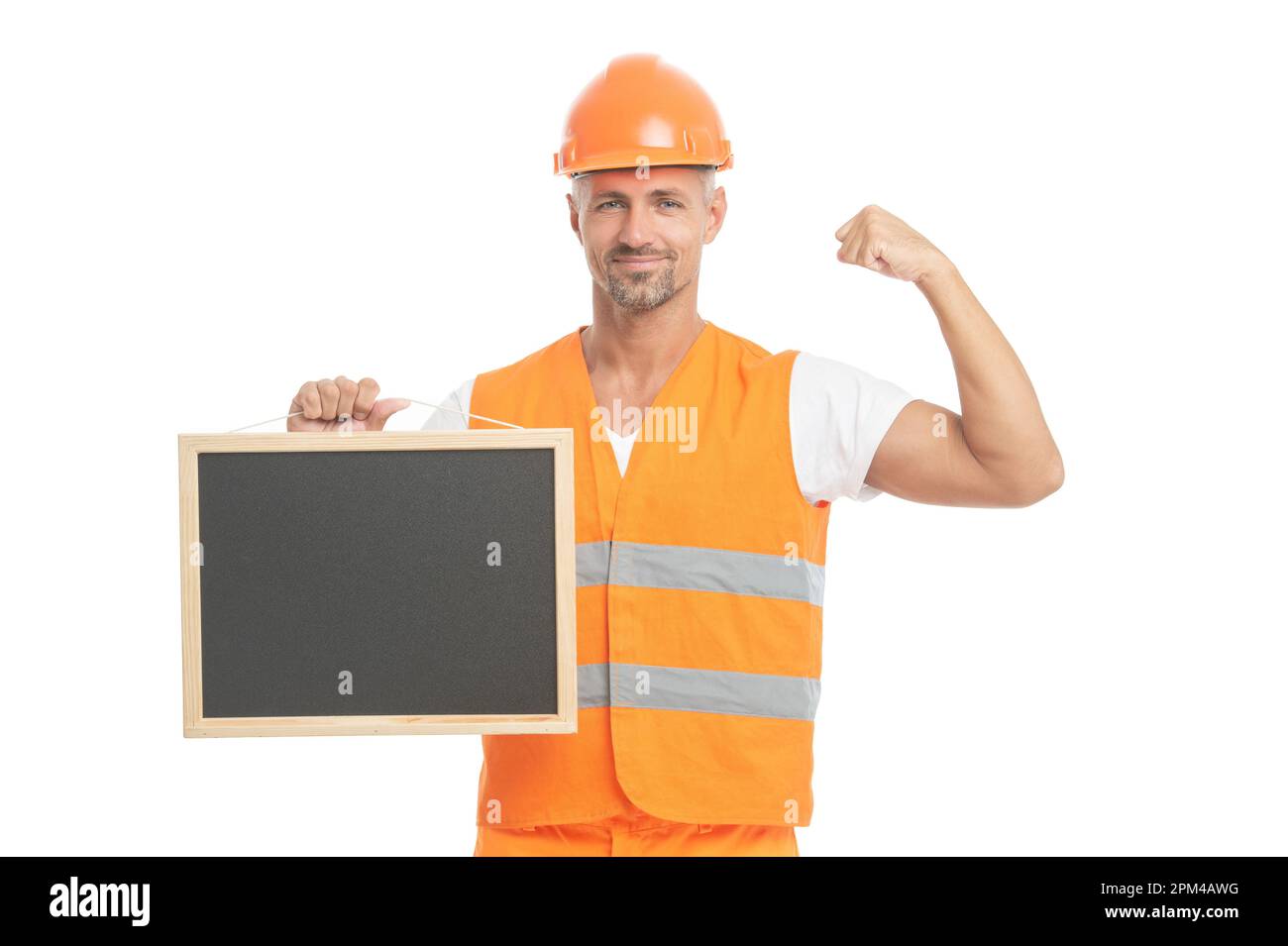 successful supervisor show advertisement on background Stock Photo - Alamy