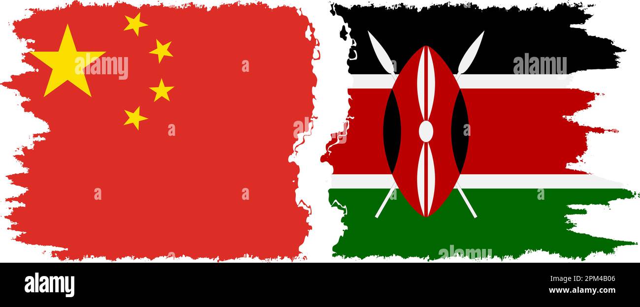 China kenya flag hi-res stock photography and images - Alamy