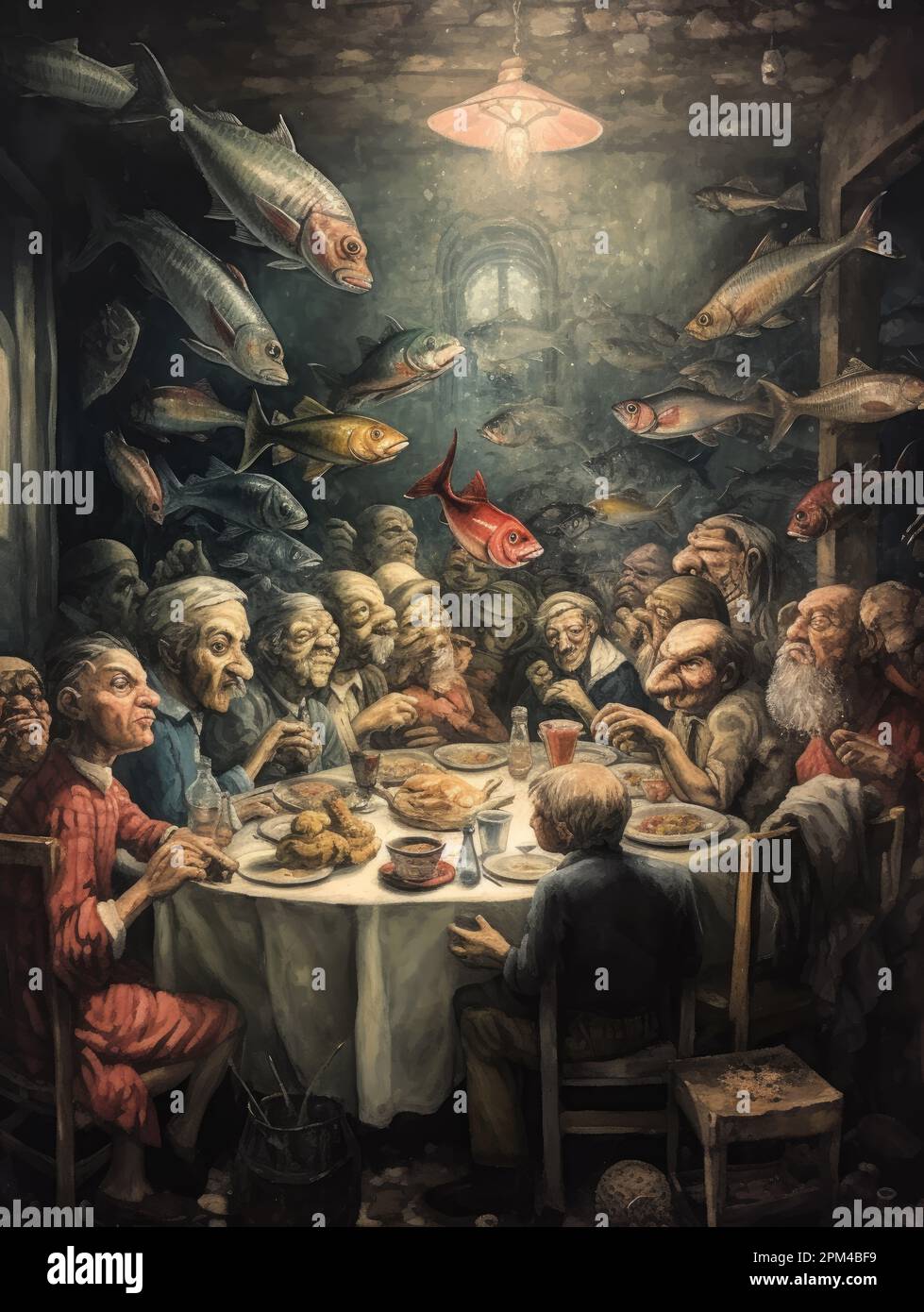 The Realm of Imagination: Surrealistic Paintings of People and Mystical ...