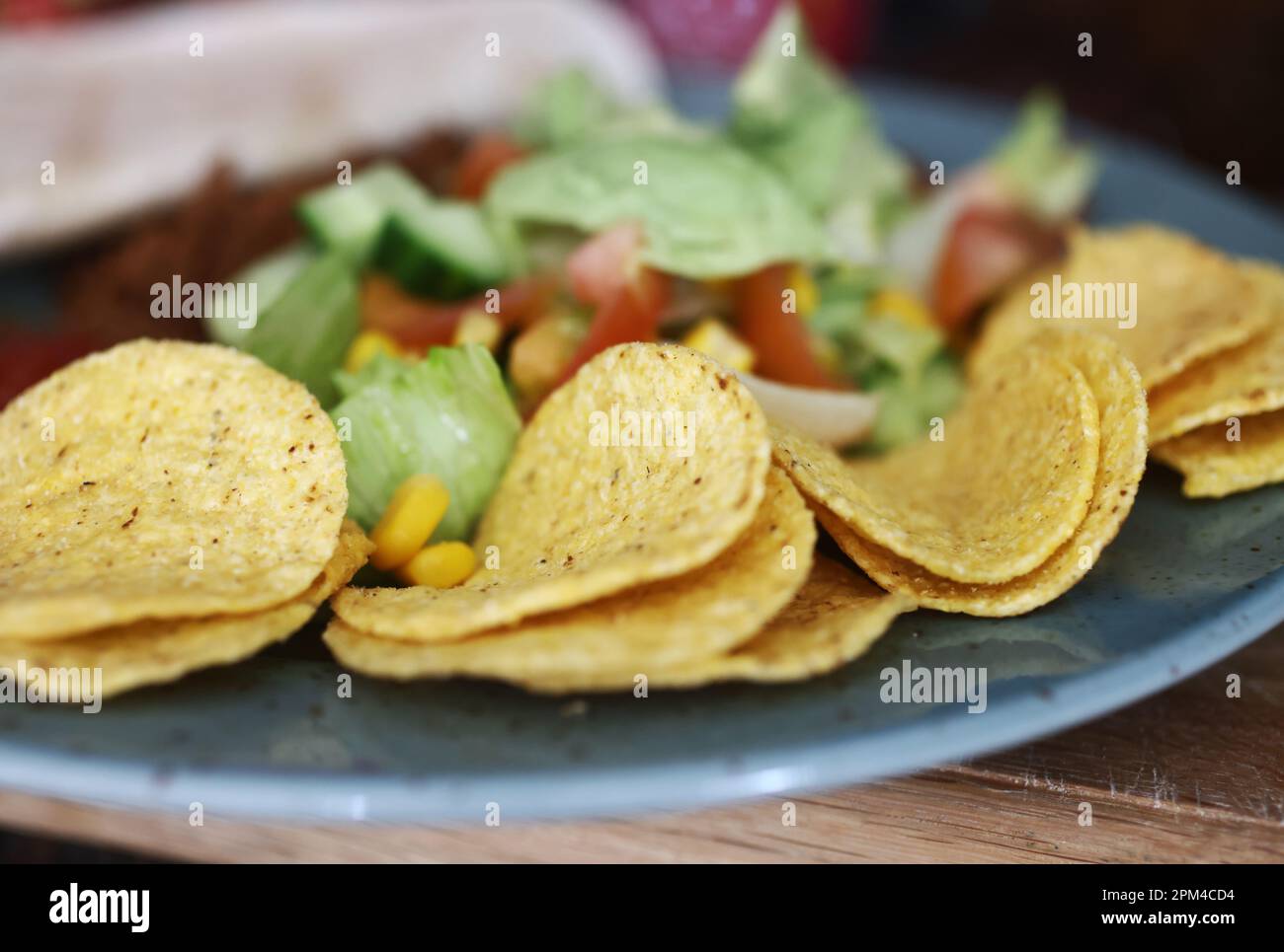 Taco lunch in a house Stock Photo - Alamy