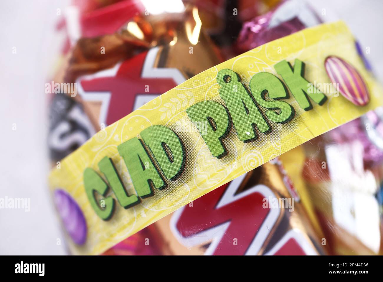 Easter traditions, candy in an Easter egg Stock Photo - Alamy