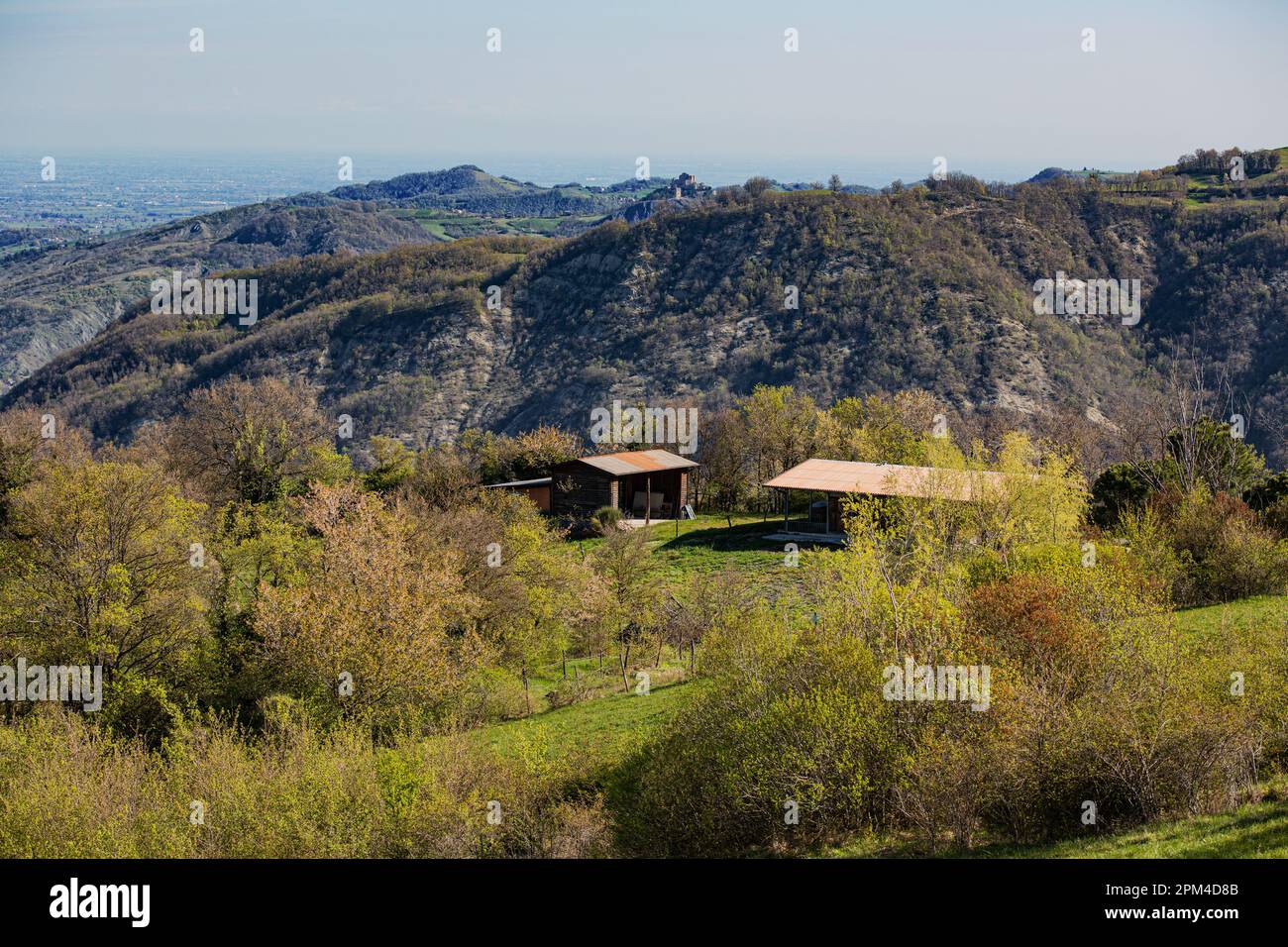 Rural village in the Tuscan Emilian Apennines Italy Stock Photo - Alamy