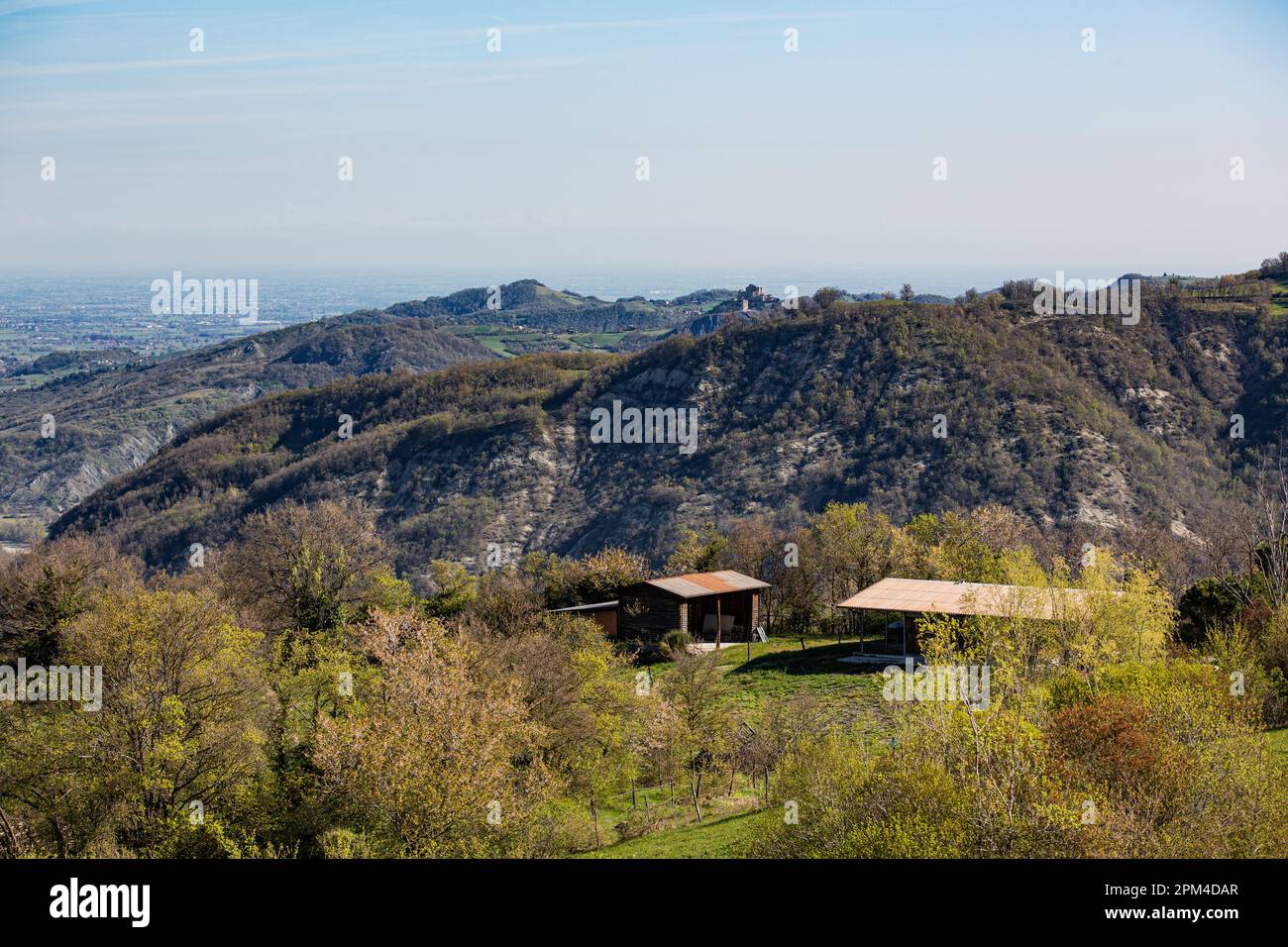 Rural village in the Tuscan Emilian Apennines Italy Stock Photo - Alamy
