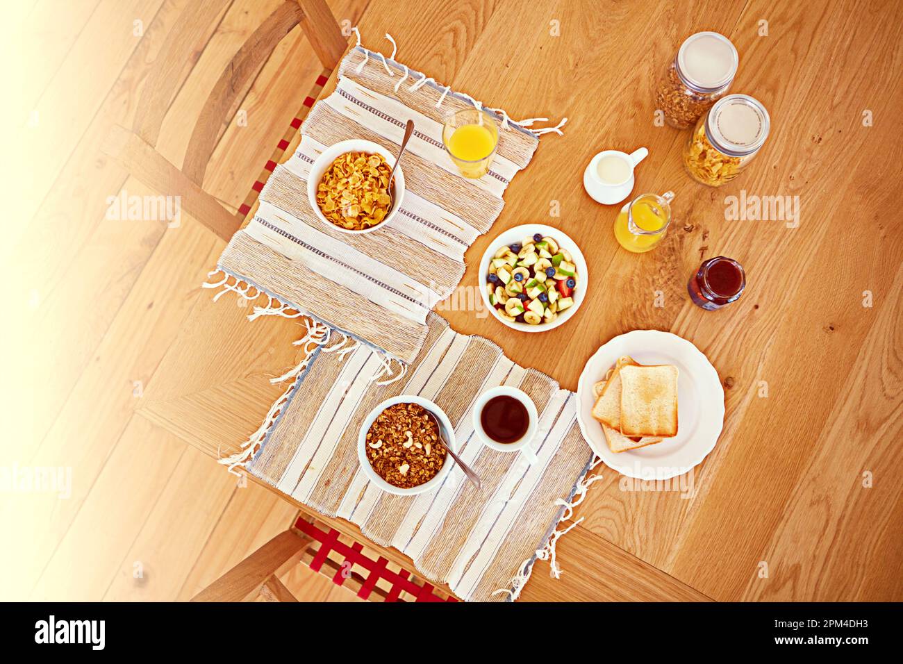 Looks good enough to eat. High angle shot of an empty table set with ...