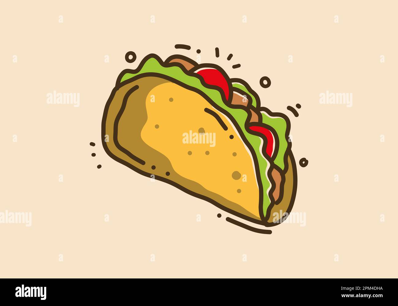 Art of tacos Stock Vector Images - Alamy