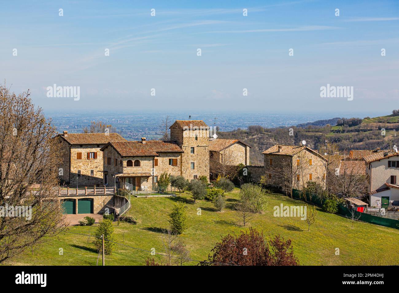 Rural village in the Tuscan Emilian Apennines Italy Stock Photo - Alamy