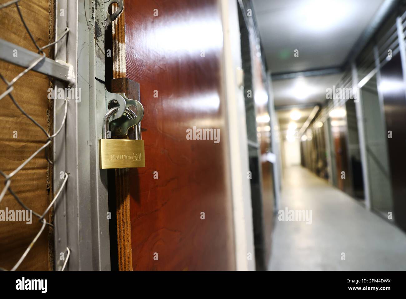 Apartment storage in an apartment building Stock Photo - Alamy