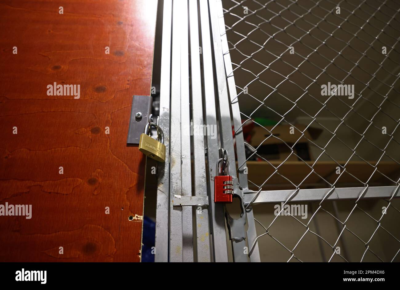 Apartment storage in an apartment building Stock Photo - Alamy