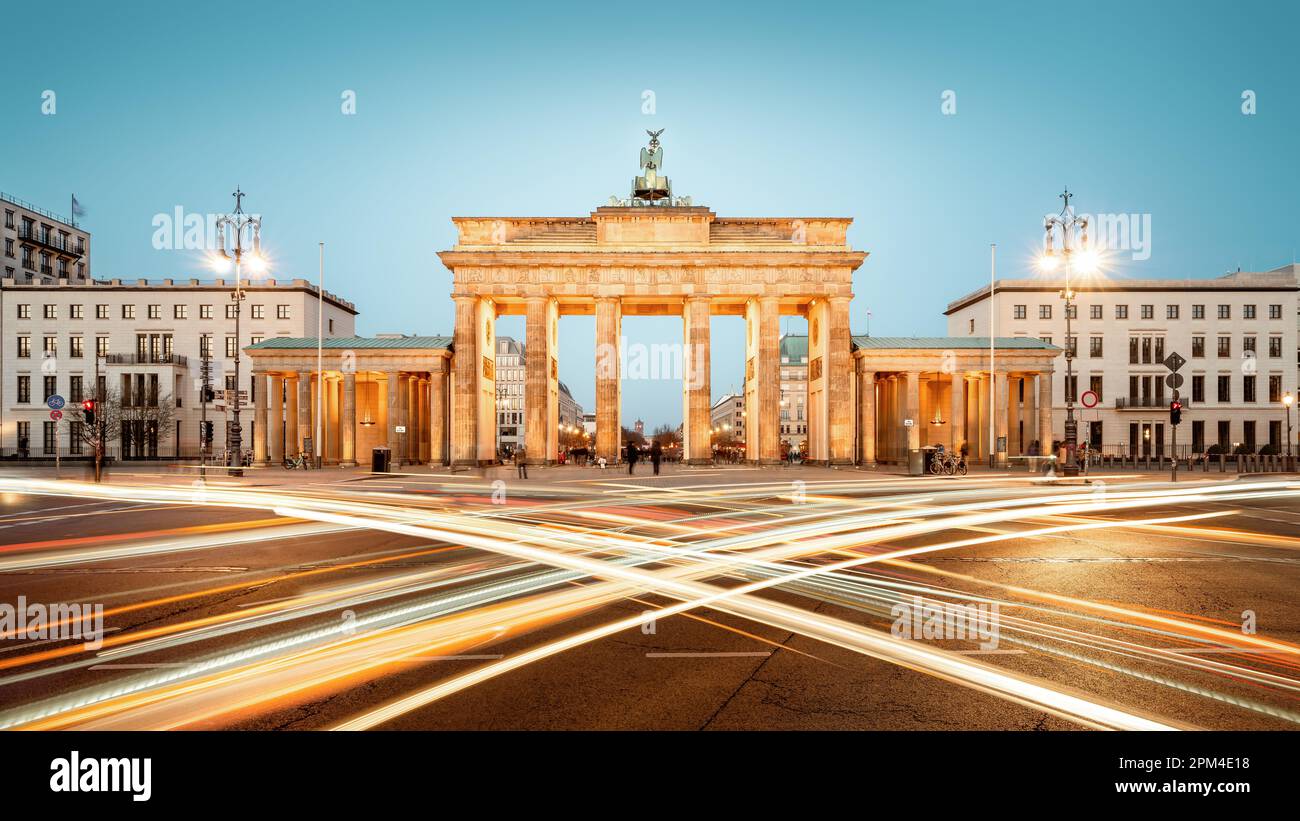 Neoclassical architecture brandenburg gate hi-res stock photography and images - Alamy