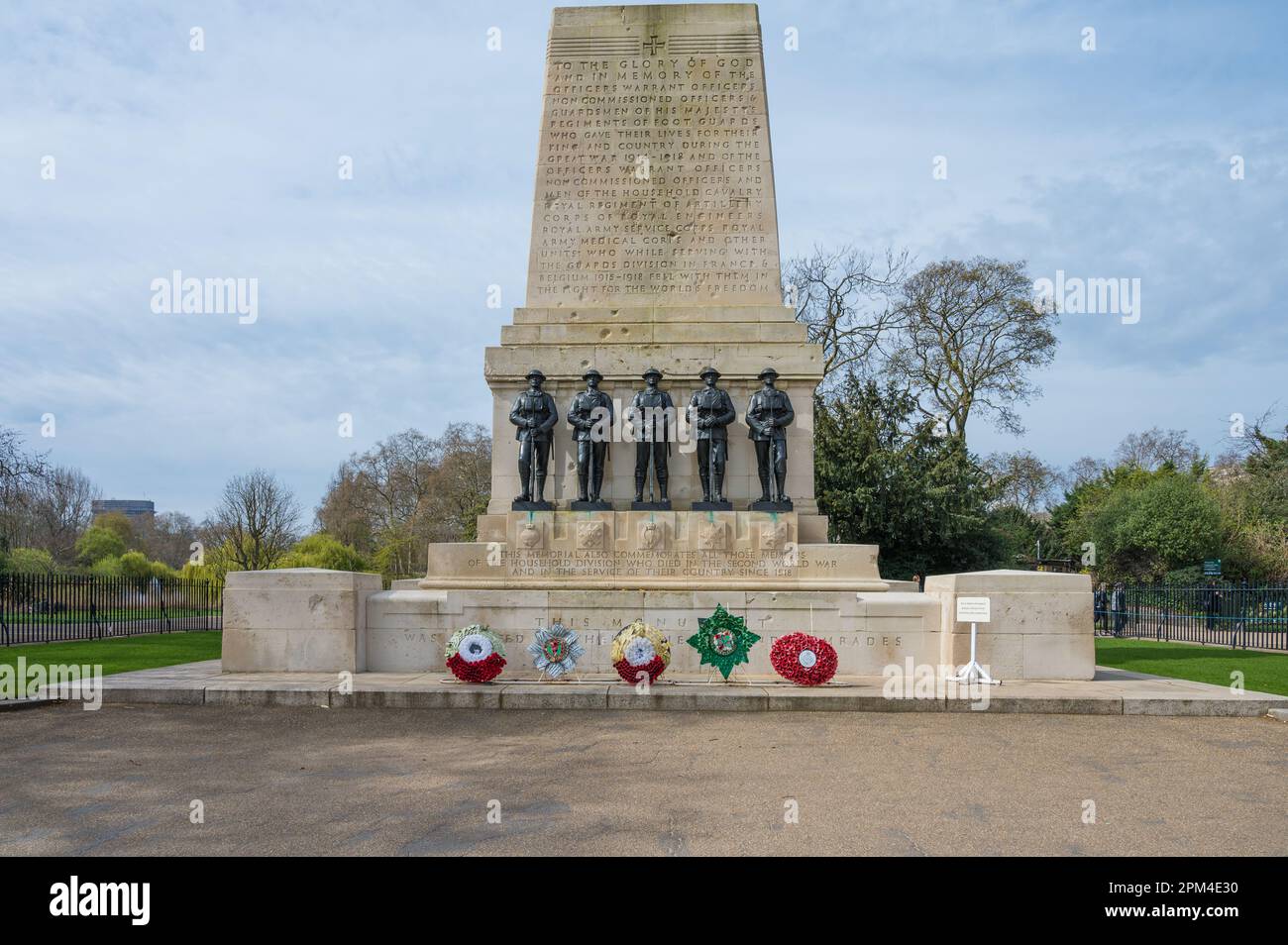 The Guards Memorial, aka the Guards Division War Memorial. Horseguards ...