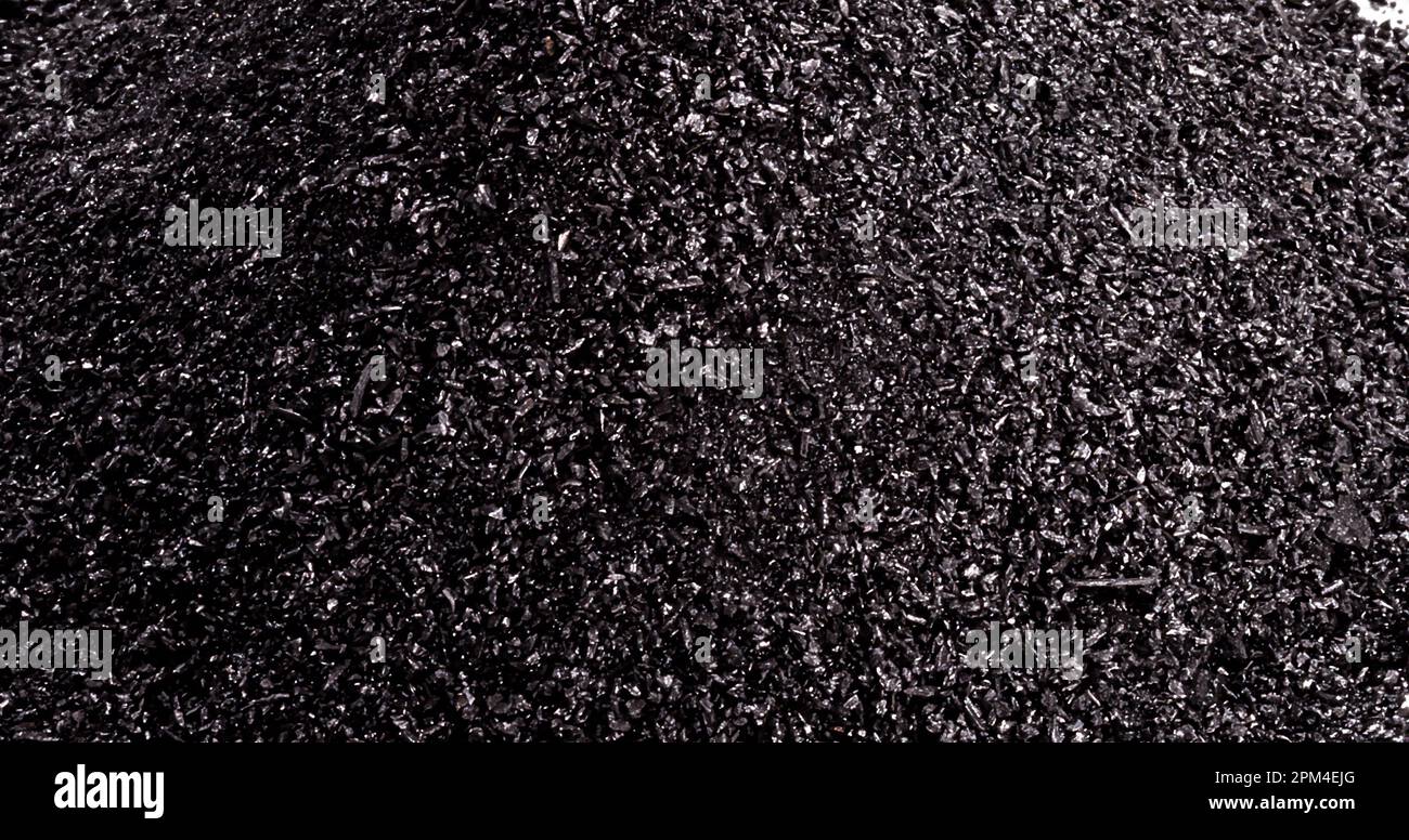 pile of coal dust isolated on white background, MACRO PHOTOGRAPHY Stock ...