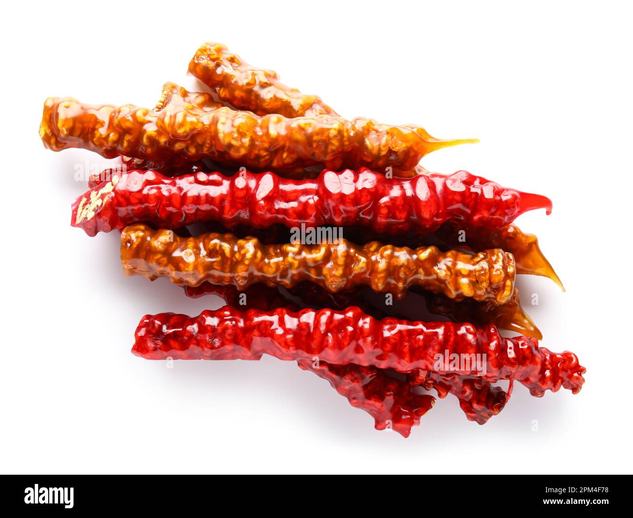 Delicious churchkhela isolated on white background Stock Photo - Alamy