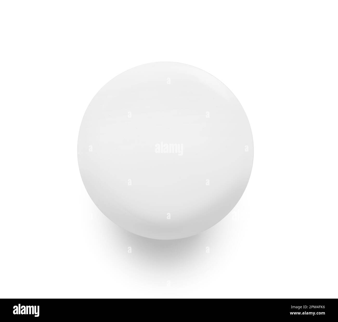 White pin badge mockup Cut Out Stock Images & Pictures - Alamy