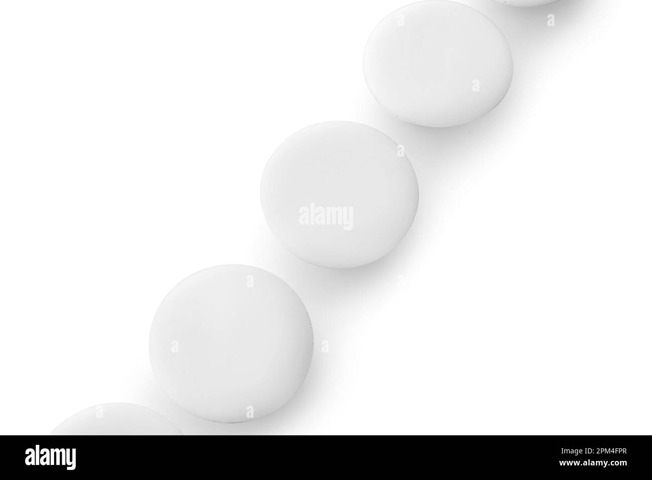 Blank badges isolated on white background Stock Photo - Alamy