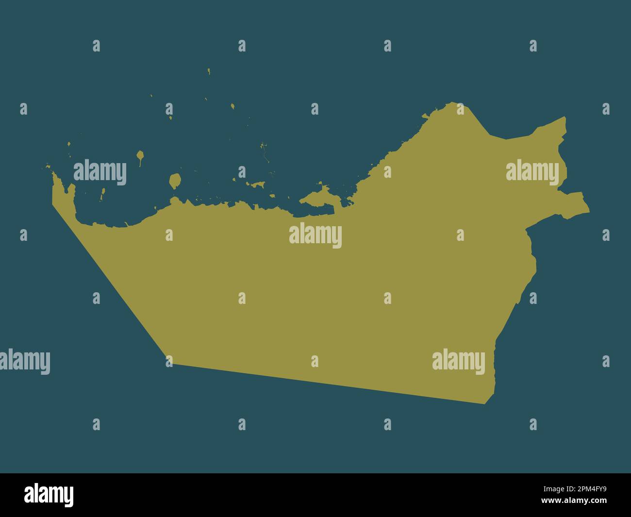 Abu Dhabi, emirate of United Arab Emirates. Solid color shape Stock ...