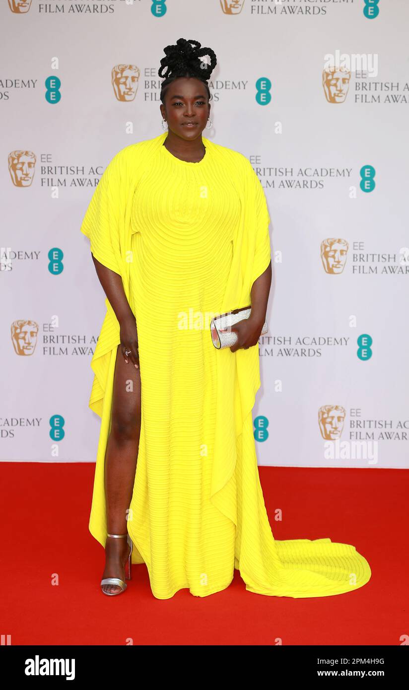 Wunmi Mosaku attends the EE British Academy Film Awards 2022 at Royal ...