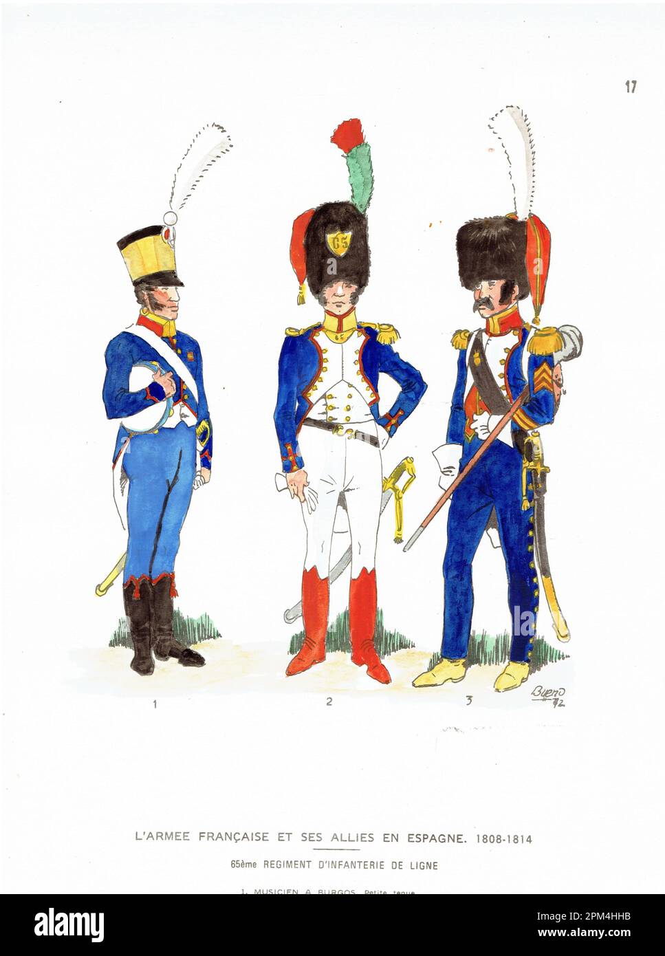 65e régiment d'infanterie de ligne française durant la campagne d ...