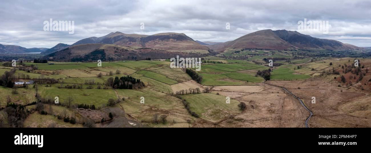 Aerial view of keswick hi-res stock photography and images - Alamy