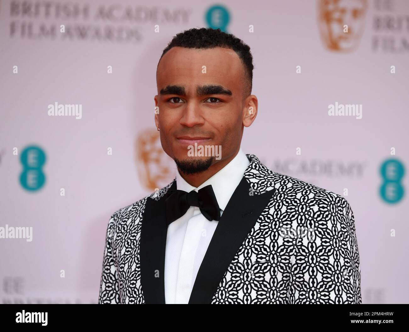 Munya Chawawa attends the EE British Academy Film Awards 2022 at Royal ...