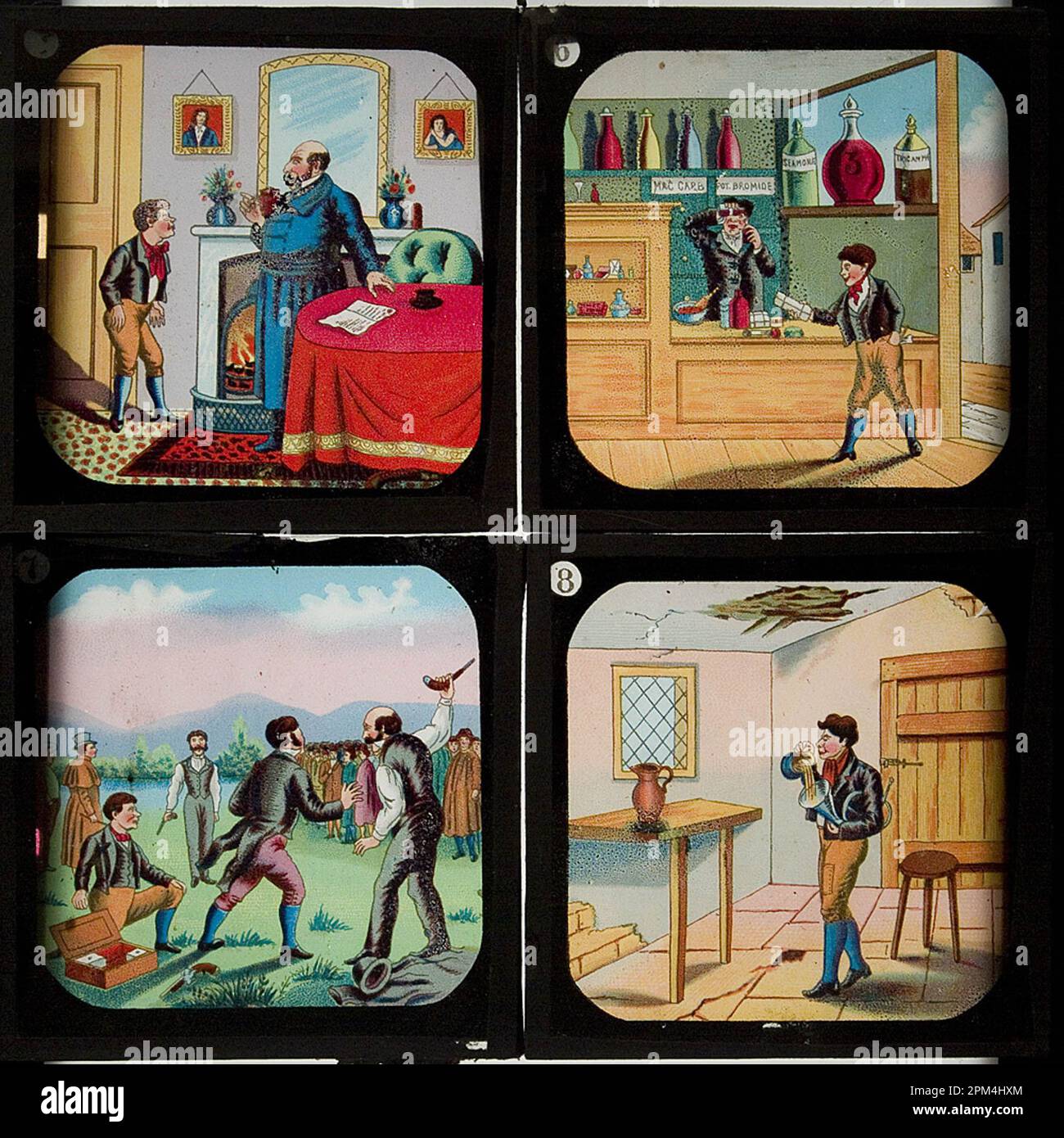 Lantern slides hi-res stock photography and images - Alamy