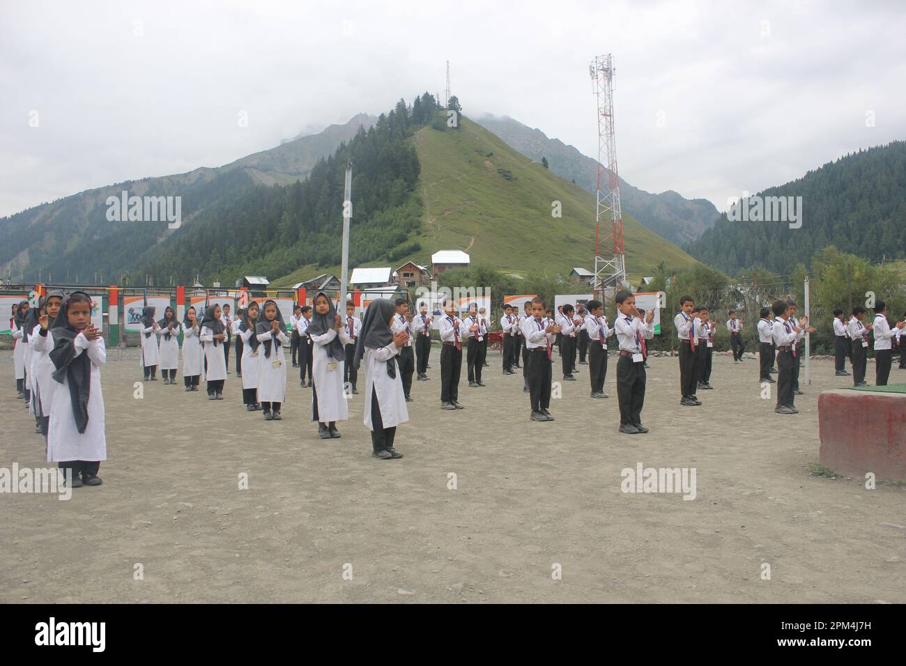 Glimpses of India's 75th independence day celebrations at Bagtore ...