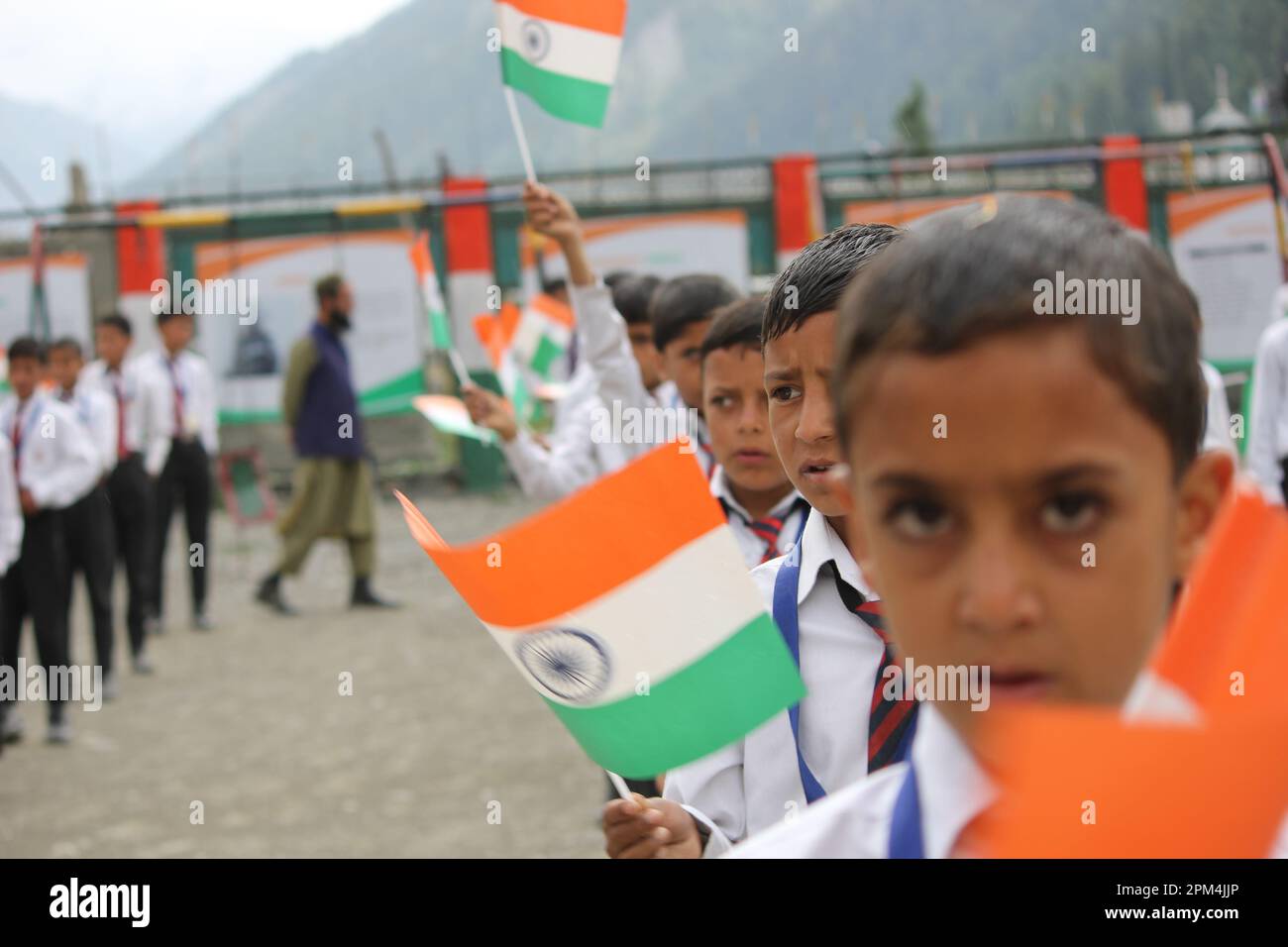 Glimpses of India's 75th independence day celebrations at Bagtore ...