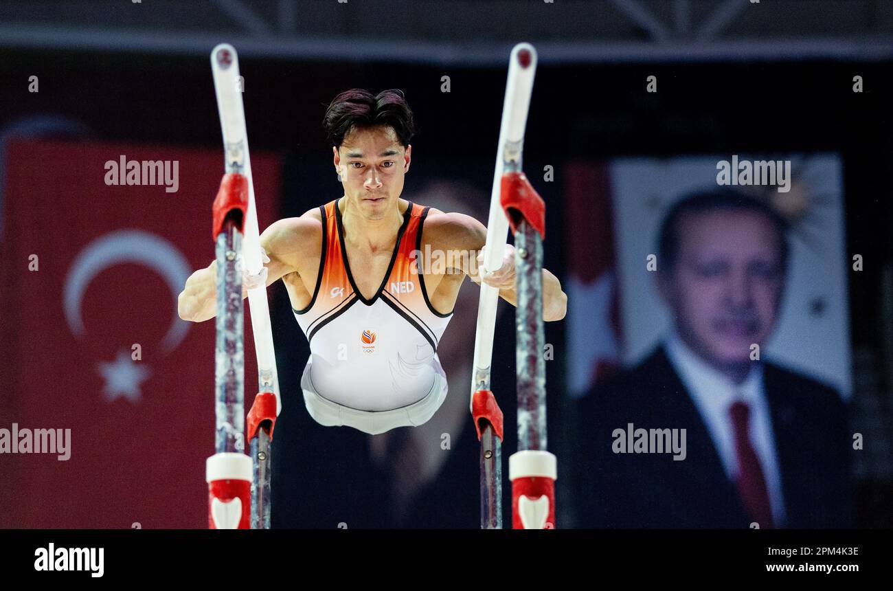 ANTALYA - Loran de Munck in action on the bridge section during the ...