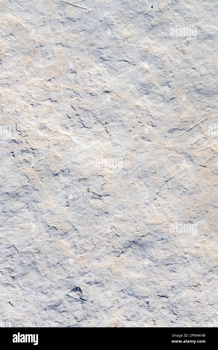 The white chalk ground of the white desert in Bahariya Oasis in Egypt ...