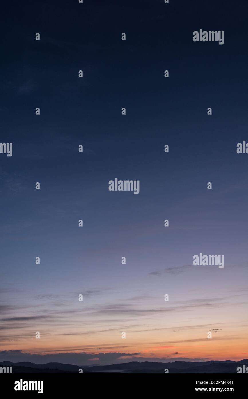 Dramatic sunset background at night Stock Photo - Alamy