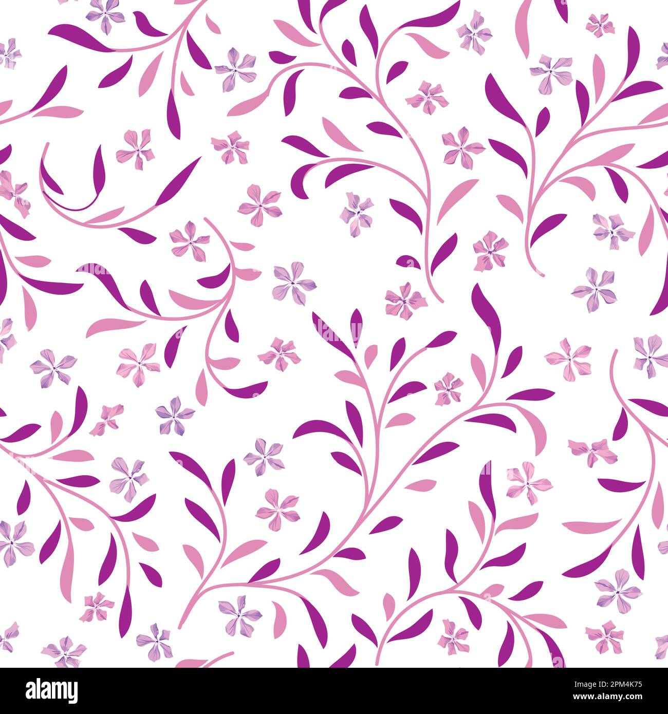 Purple Swirls And Flourishes