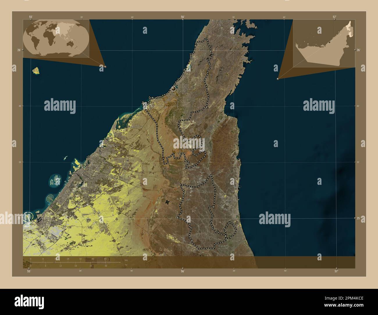Ras Al Khaymah, emirate of United Arab Emirates. Low resolution ...