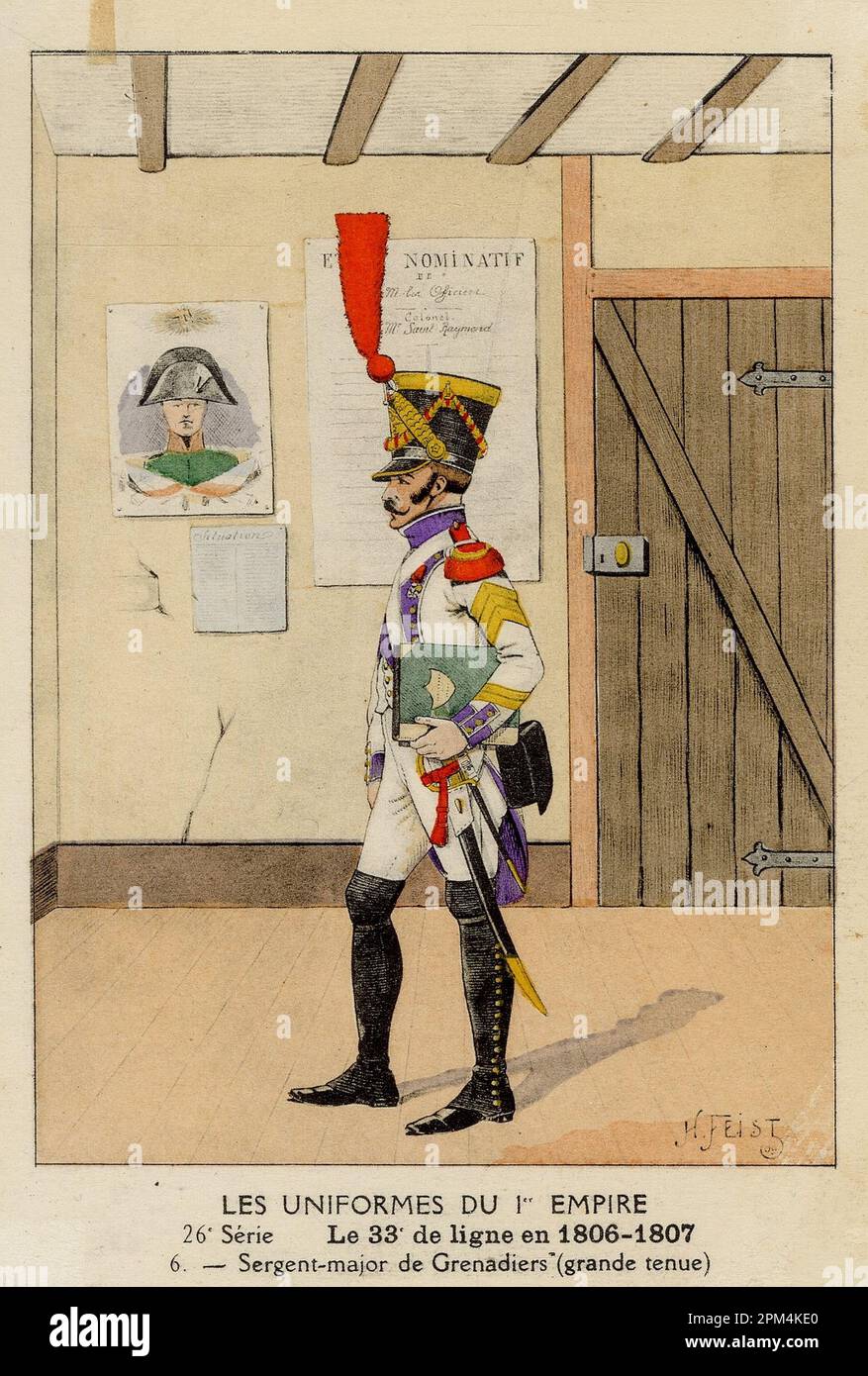 sergent-major des grenadiers du 33e régiment d'infanterie de ligne ...