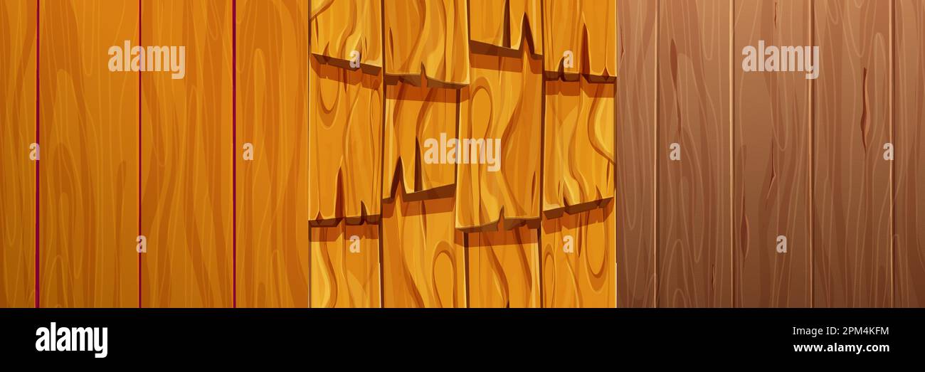 Set wooden material, textured surface wood comic background in cartoon ...