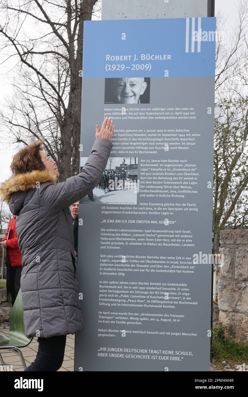 Jena, Germany. 11th Apr, 2023. Ruth Buchler-Chanash from Israel ...