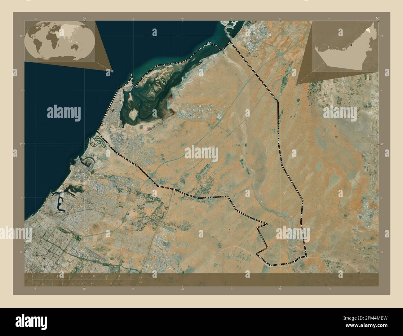 Umm Al Qaywayn, emirate of United Arab Emirates. High resolution ...