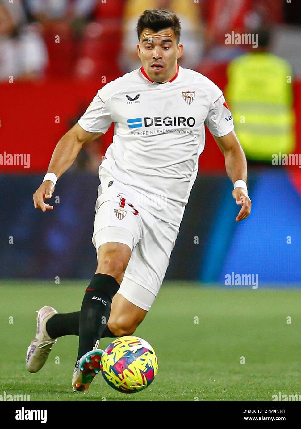 Marcos Acuna of Sevilla FC during the La Liga match between Sevilla FC ...