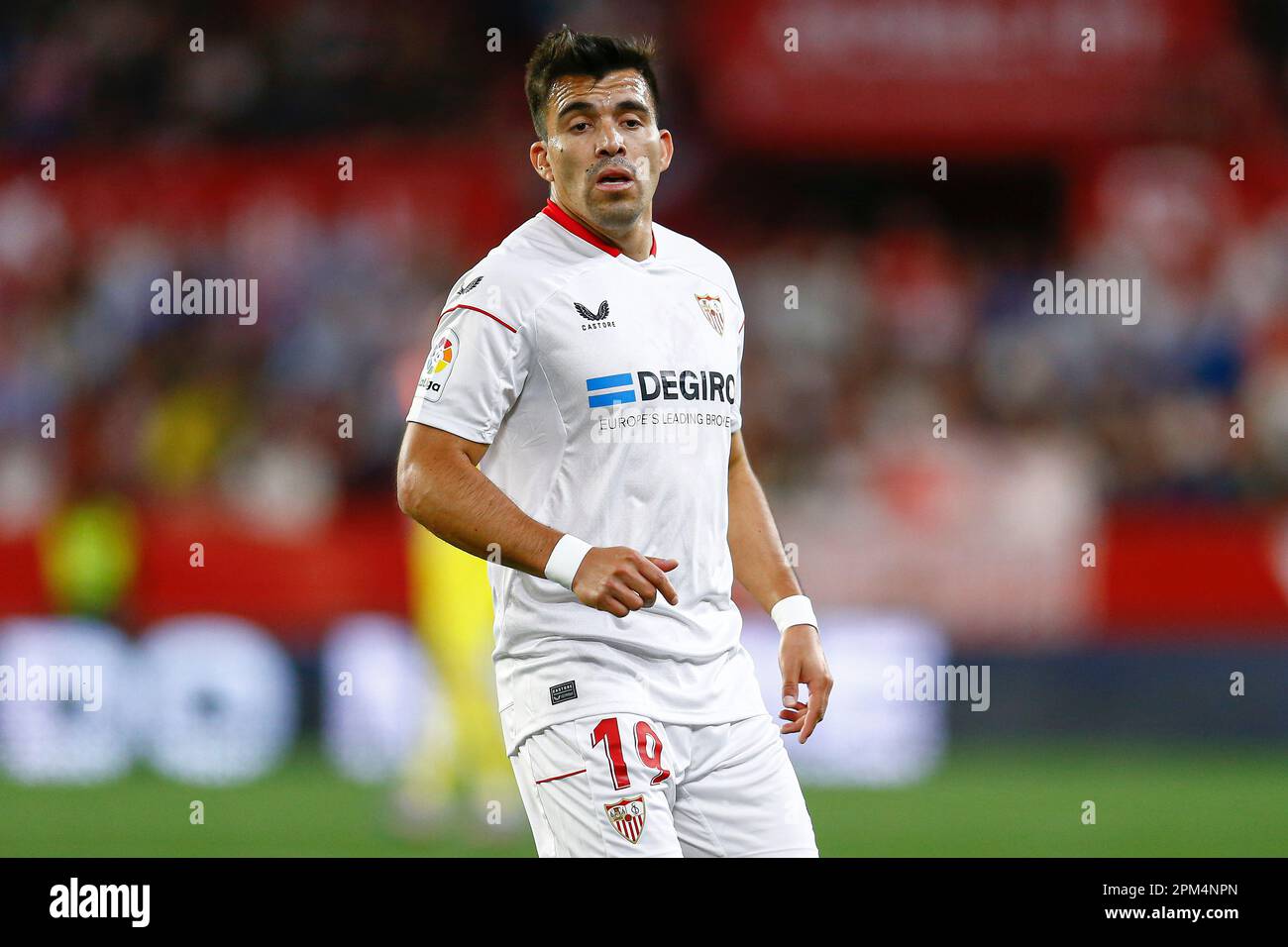 Marcos Acuna of Sevilla FC during the La Liga match between Sevilla FC ...