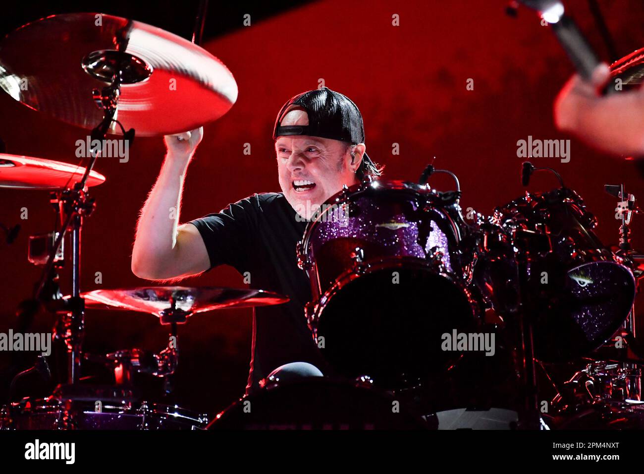 FILE - Lars Ulrich of Metallica performs during the Global Citizen ...
