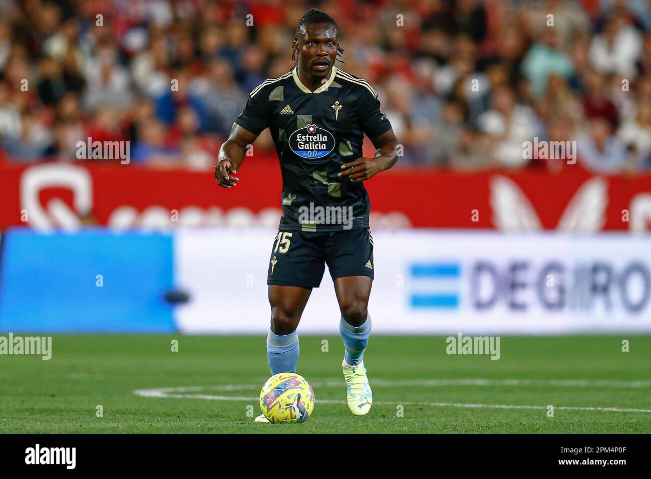 Joseph Aidoo of RC Celta de Vigo during the La Liga match between ...