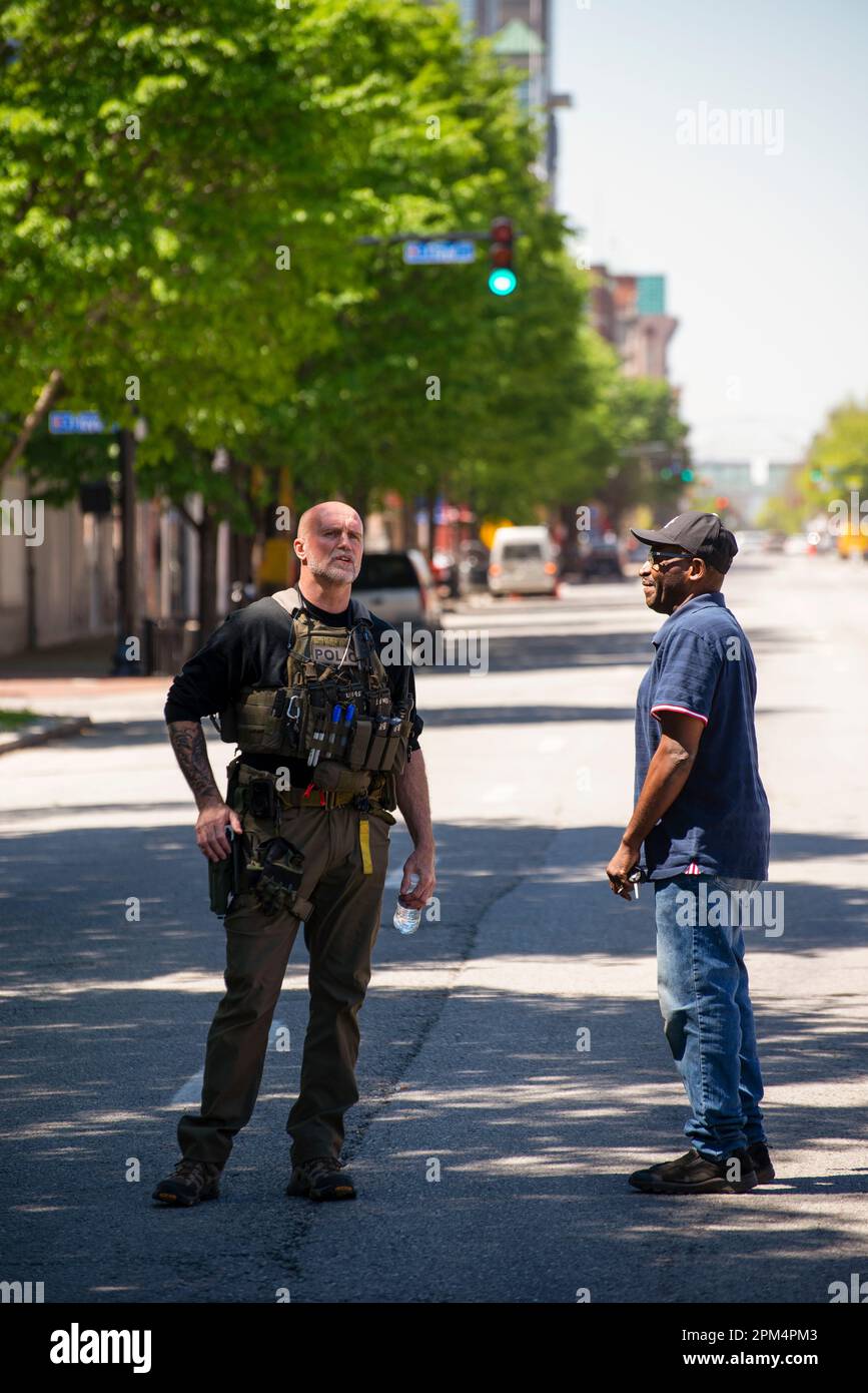 Louisville, Kentucky, USA. 10th April, 2023. Louisville Metro Police ... Louisville, Kentucky, USA. 10th April, 2023. Louisville Metro Police ...