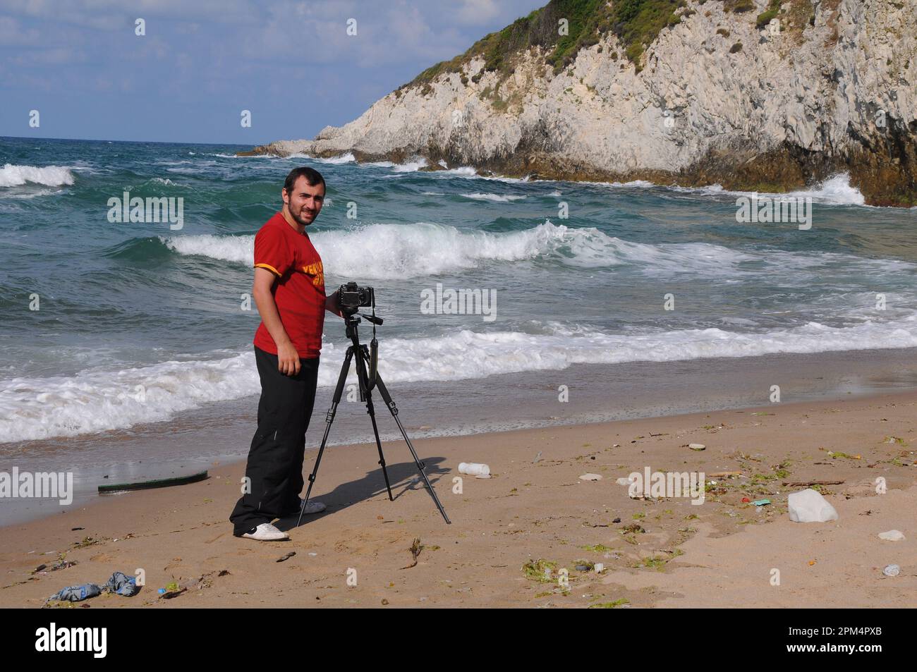 Traveler taking photos in Turkey Stock Photo - Alamy
