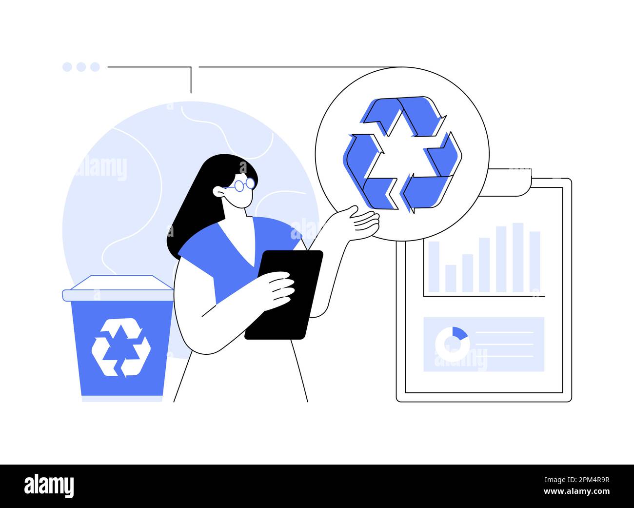 Reduce Reuse Recycle Abstract Concept Vector Illustration Stock Vector Image And Art Alamy