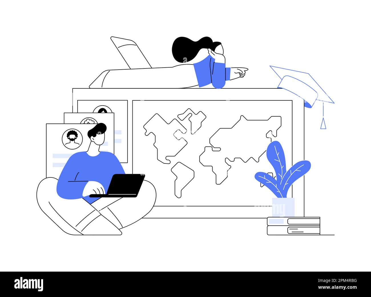 Smart spaces abstract concept vector illustration Stock Vector Image ...